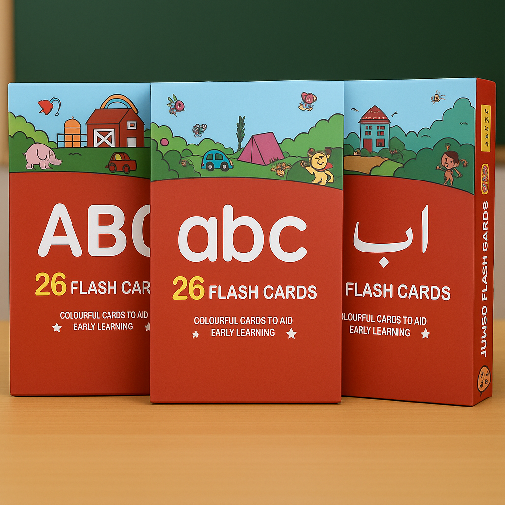 Jumbo Flash Cards 3-in-1 Bundle – Perfect Starter Pack for Little Lear ...