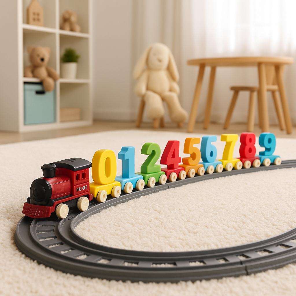 53 Pcs Digital Numbers Electric Train Track – MGT Toys
