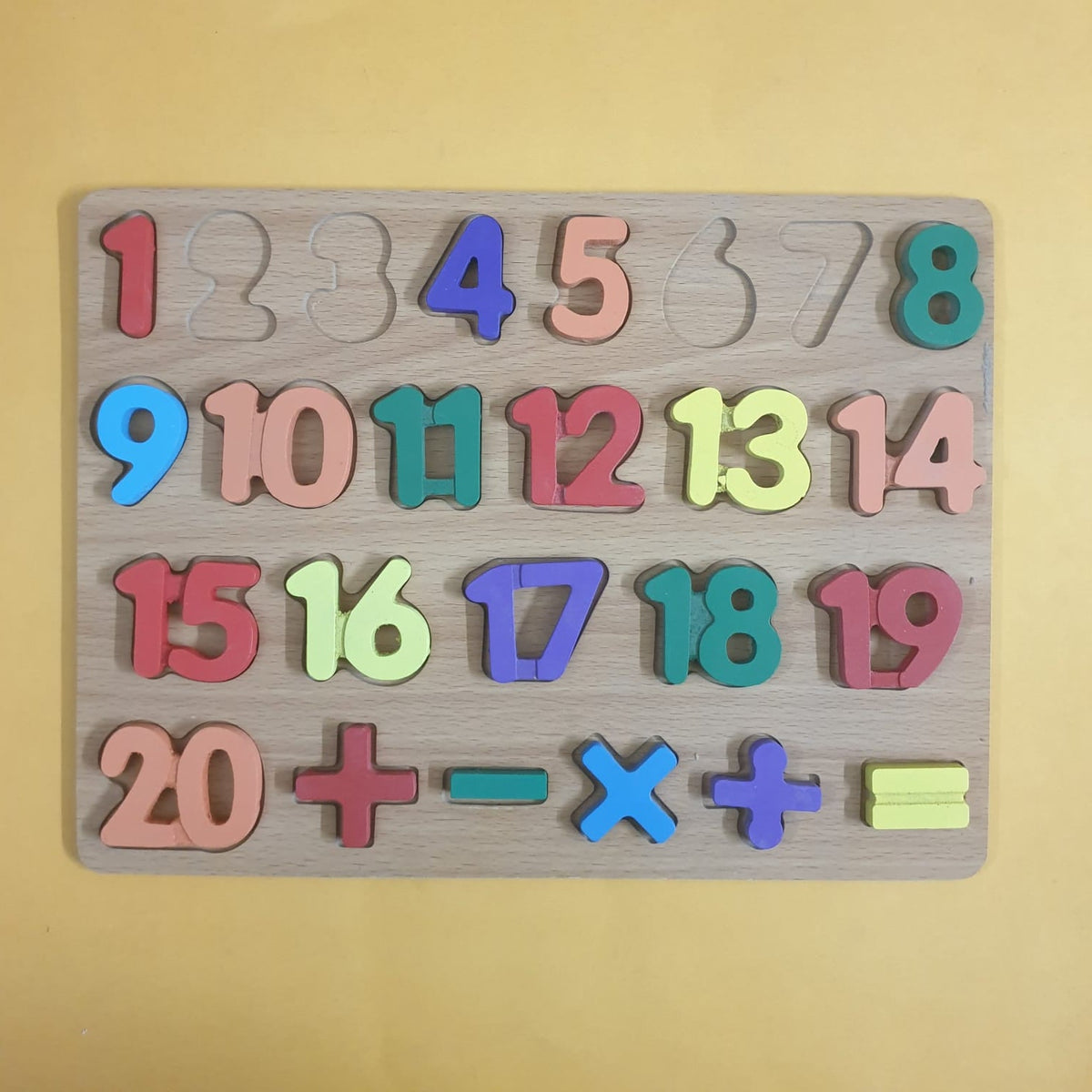 (D&R) 3D Numbers Sorting Board (Numbers Missing) – MGT Toys