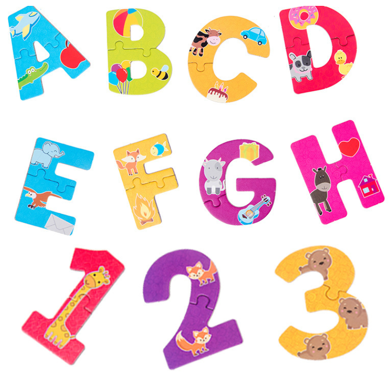 Alphabet Cognitive Jigsaw Puzzle Set – MGT Toys