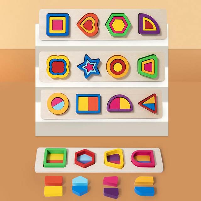 Wooden Color Shape Matching & Sorting Board – MGT Toys