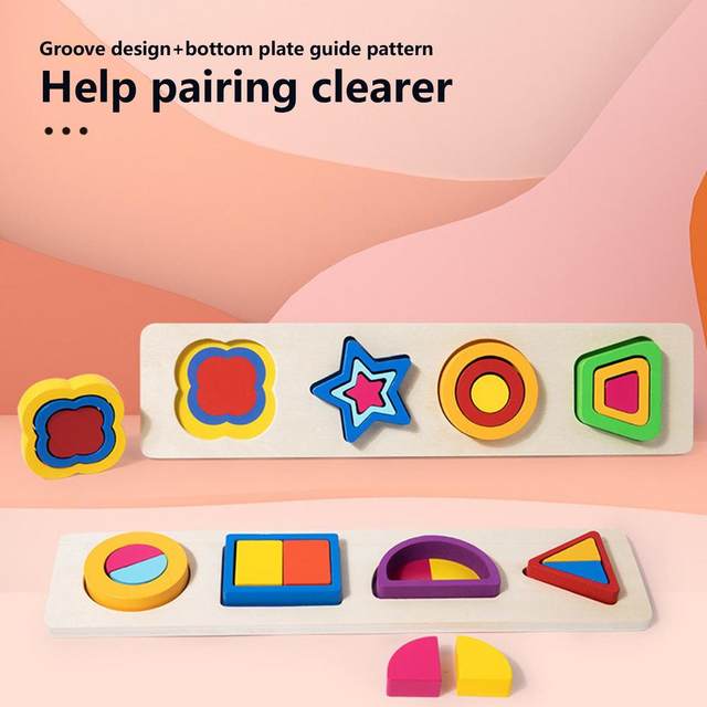 Wooden Color Shape Matching & Sorting Board – MGT Toys