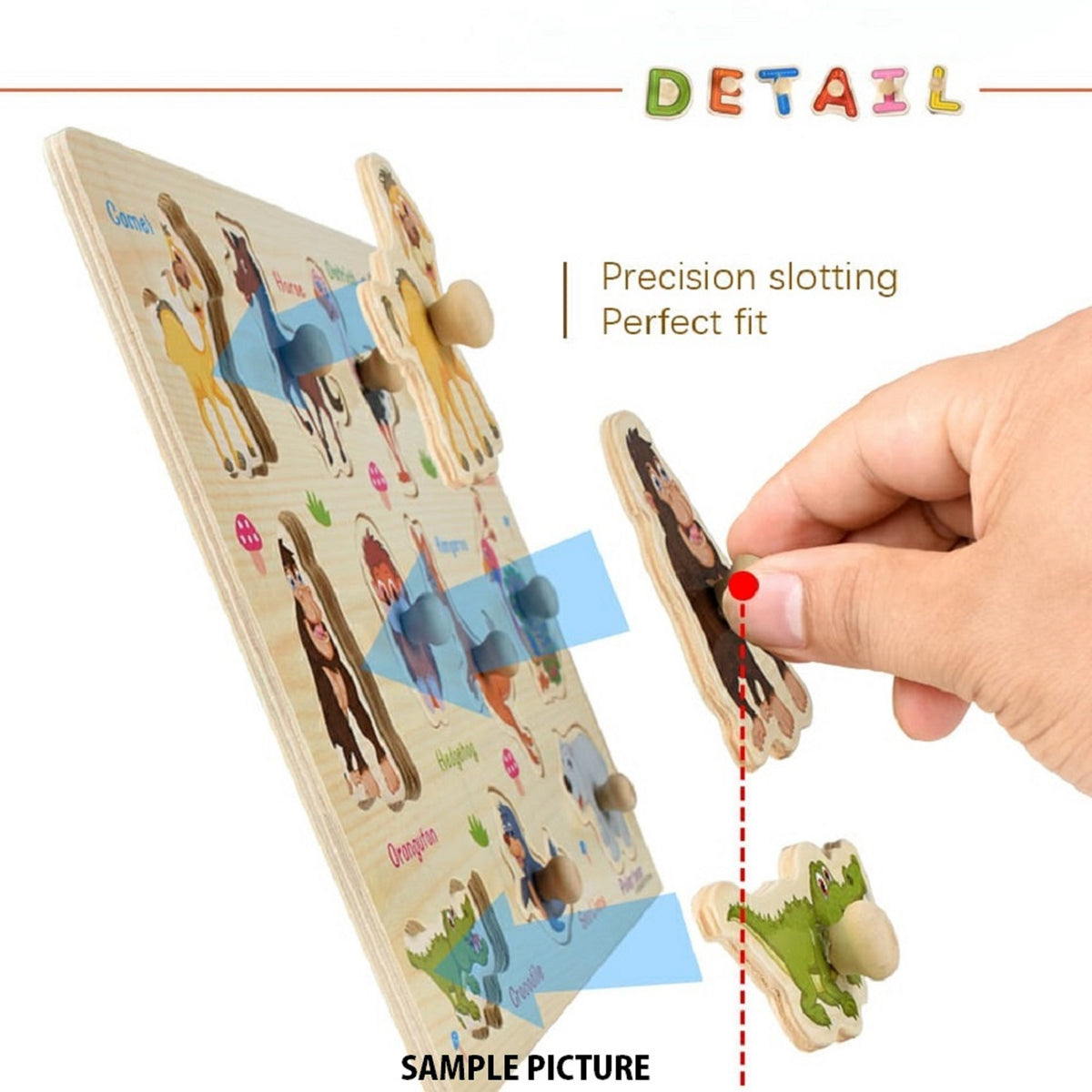 Wooden 2in1 Capital Alphabets Knob Sorting & Drawing Board – MGT Toys