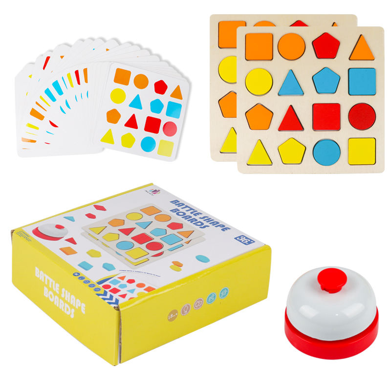 Wooden 3D Shape Puzzle Challenge Board Game – MGT Toys