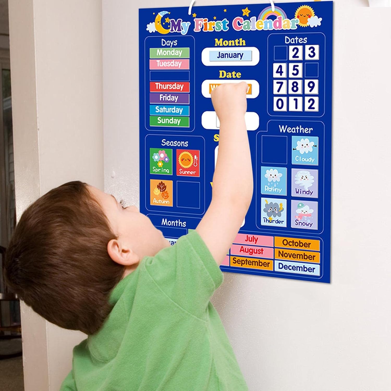 My First Calendar – Interactive Kids Activity to Learn Days, Dates & W ...