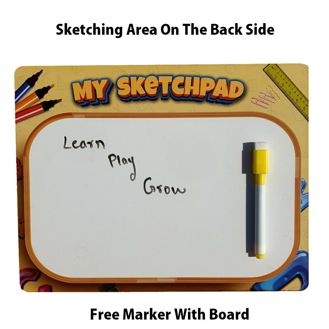 Capital Alphabets 2in1 Sorting Knob Board With Sketching Activity – MGT ...