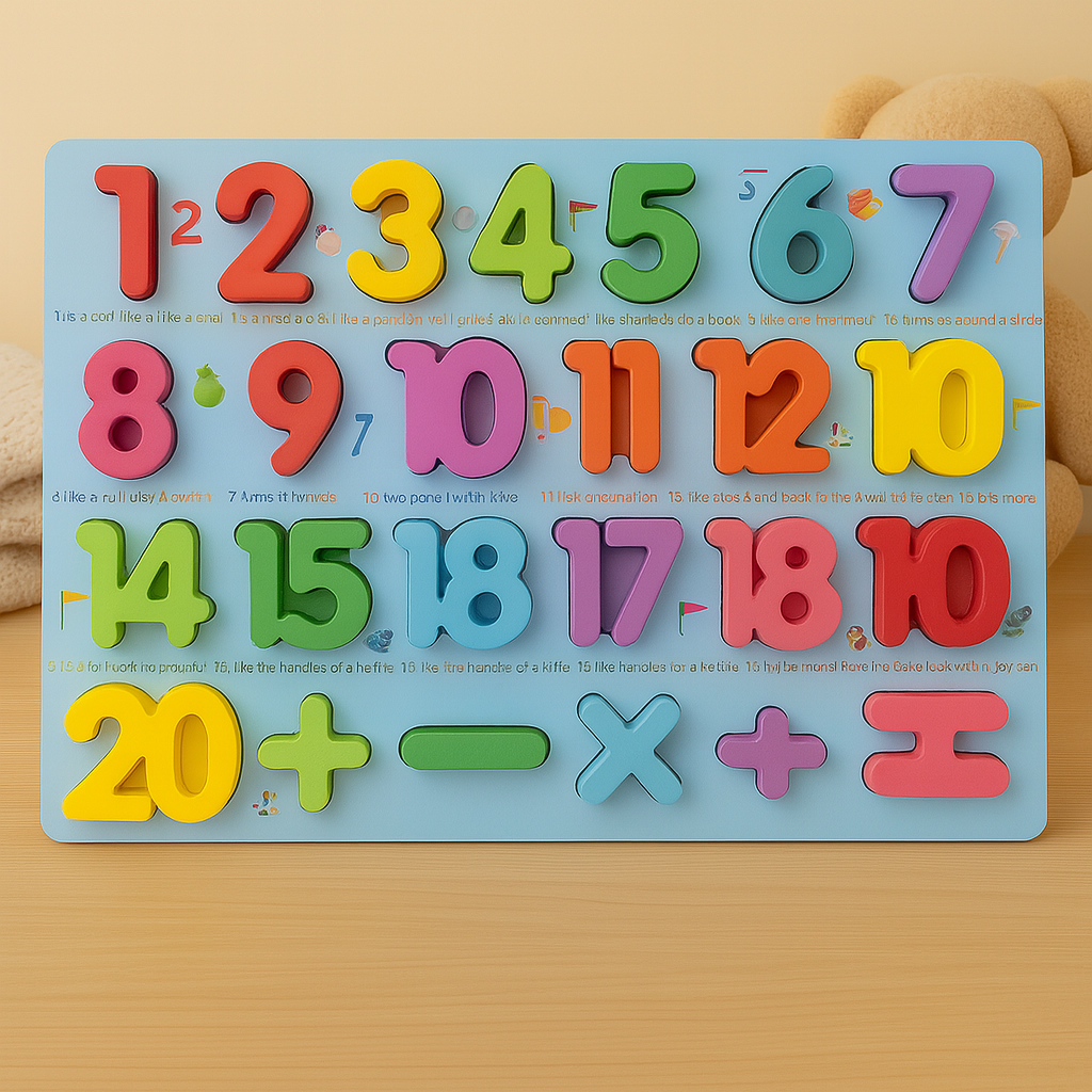 Wooden 3d Colorful Alphabets,Numbers & Shapes Sorting Boards – MGT Toys