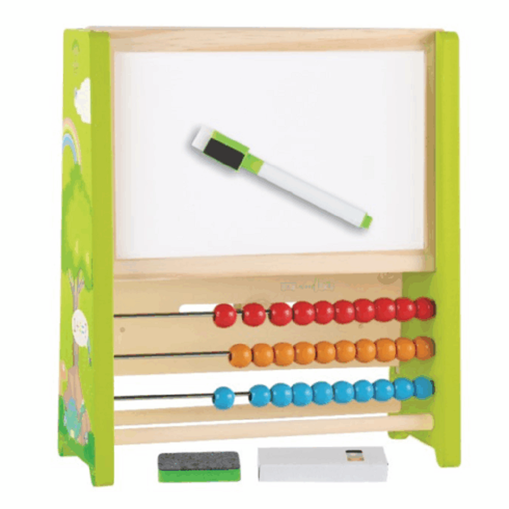 Wooden Multifunctional Calendar With Abacus & White Board – MGT Toys
