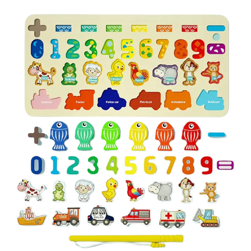 Montessori Science Logic Board With Fishing – MGT Toys