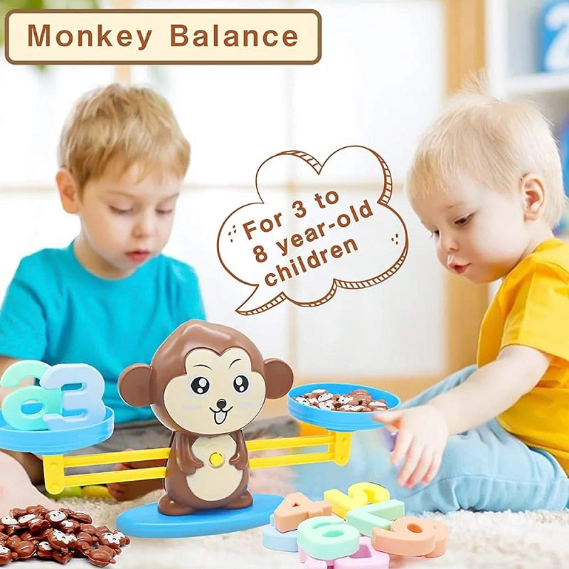 Balancing Monkey Game With Fun & Educational Math Activity – MGT Toys