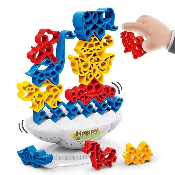 Multicolour Animals Stacking Jenga Balance Challenging Game – MGT Toys