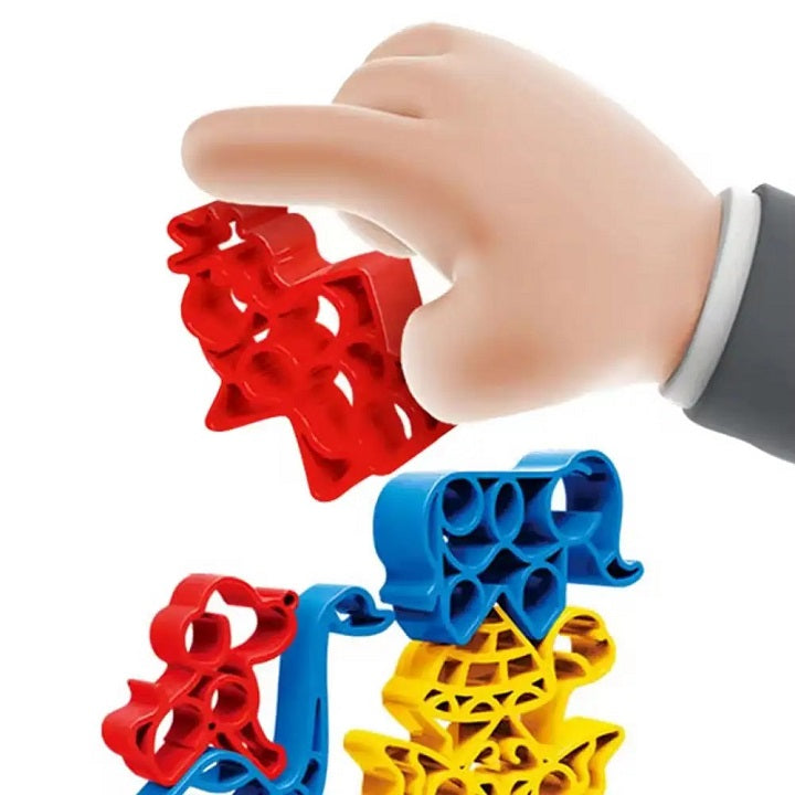 Multicolour Animals Stacking Jenga Balance Challenging Game – MGT Toys