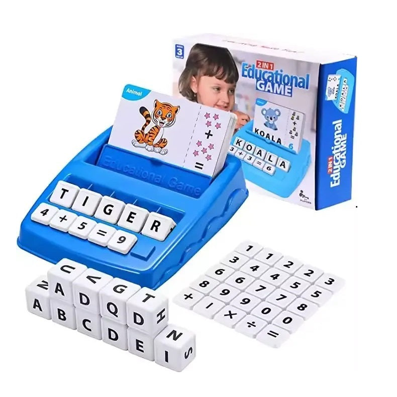 2 in 1 English Word & Maths Learning With Flash Cards – MGT Toys