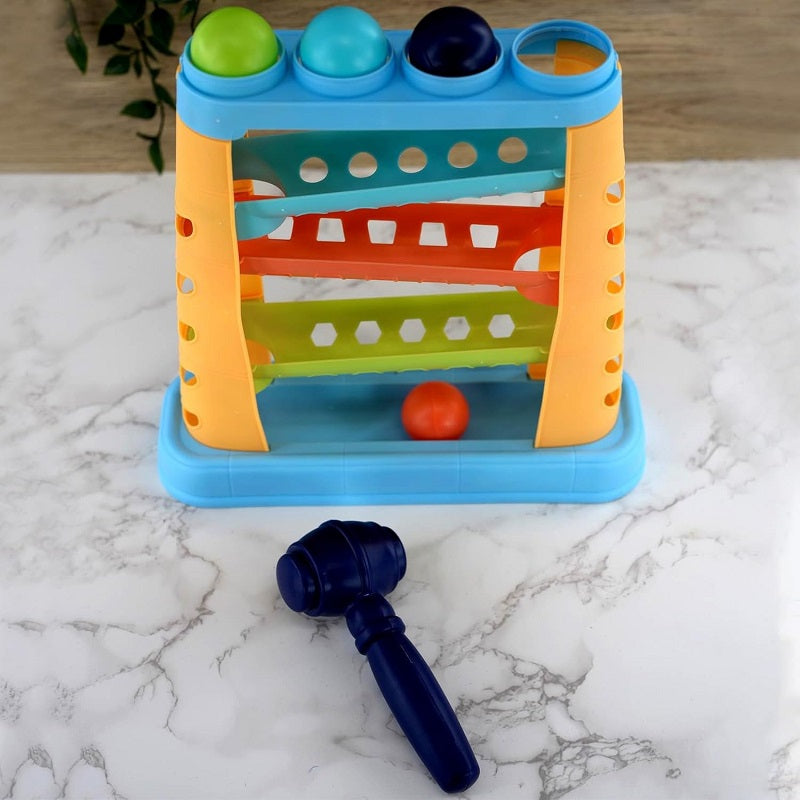 Knock The Ball Pounding Ball Track With Hammer – MGT Toys