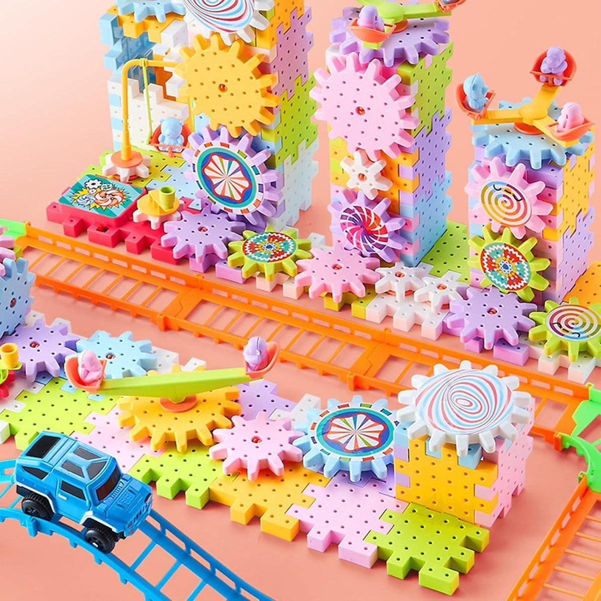 DIY Magical Electric Gear Colourful Blocks Assembling Toy – MGT Toys