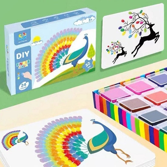 DIY Creative Finger Painting Art Kit – MGT Toys