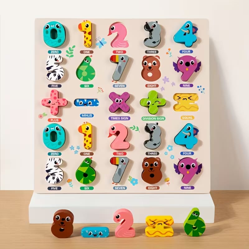 Wooden High Quality Jumbo 3D Characters Educational Sorting Boards ...