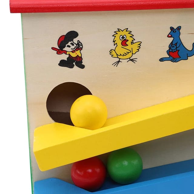 Wooden Colorful Hammering Table Roll the Ball – MGT Toys