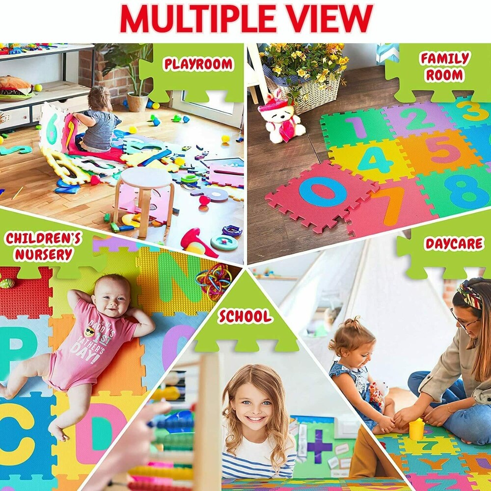 Kids Numbers Learning Foam Activity playmat – MGT Toys