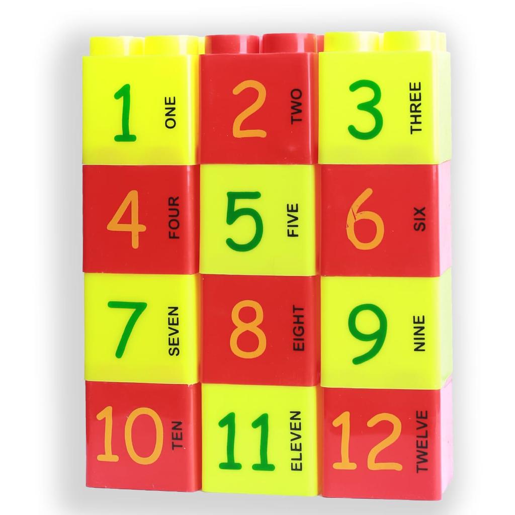 Big Size Multicolor Educational Numbers Building Blocks – MGT Toys