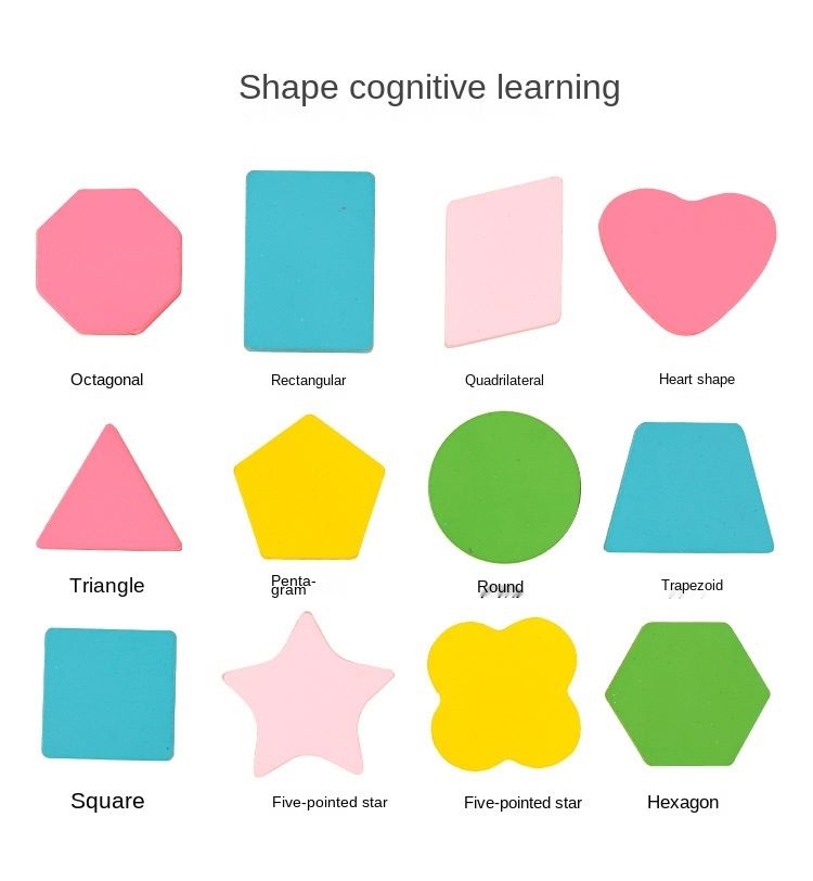 Wooden 3d Multicolor 16 Shapes Sorting Board – MGT Toys