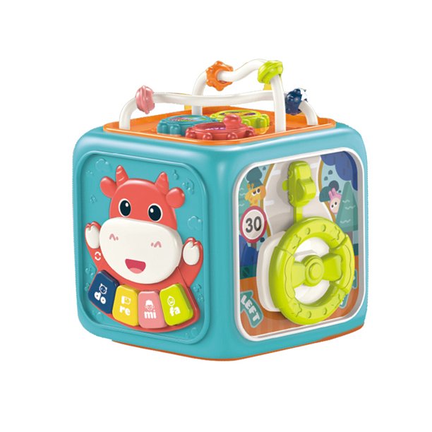 Multifunction 6in1 Baby Learning Activity Cube Box – MGT Toys